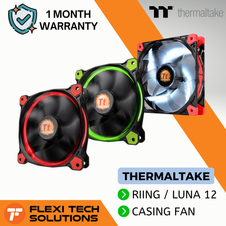 Flexi Tech THERMALTAKE 120MM High Static Pressure Radiator LED Fan ...