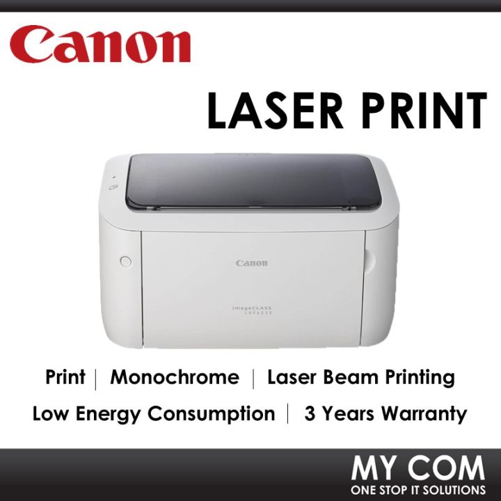 Canon ImageCLASS LBP6030 Low Energy Consumption Monochrome Single Function Laser Printer | Lazada