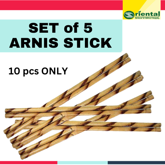 Set Of 5 Pairs Arnis Stick per Pair (Rattan) - 28 inches long -10 Arnis ...