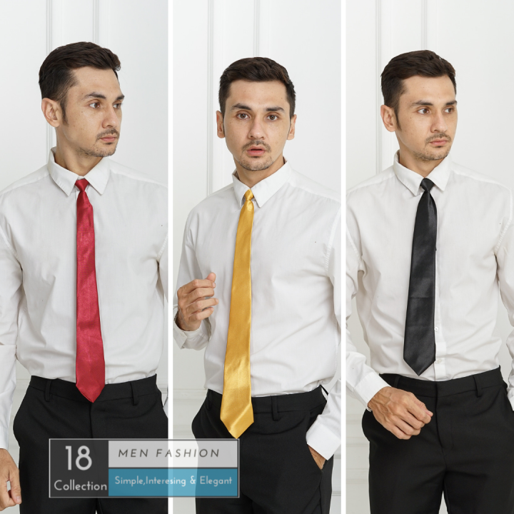 Dasi Pria Slim Panjang Langsung Jadi Banyak Warna | Lazada Indonesia