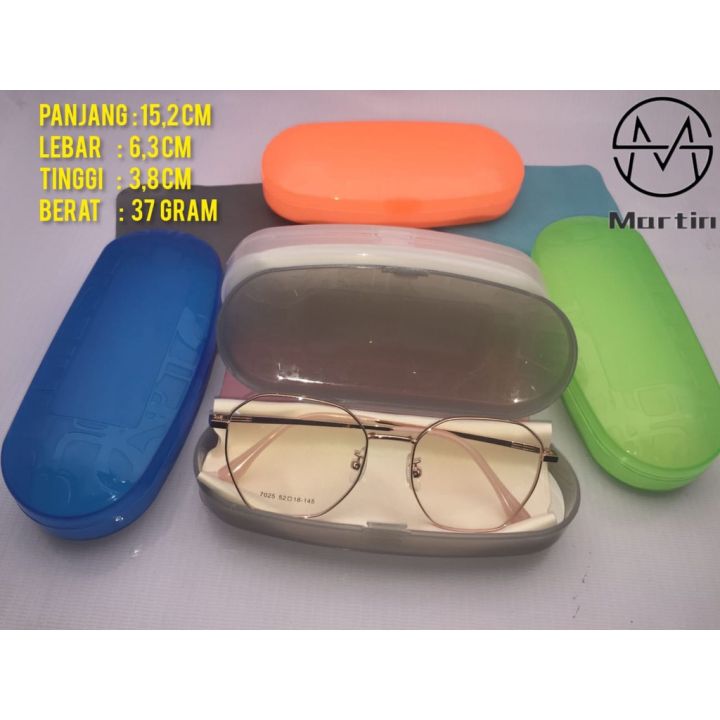 BOX/KOTAK/TEMPAT KACAMATA OVAL WARNA SATUAN | Lazada Indonesia