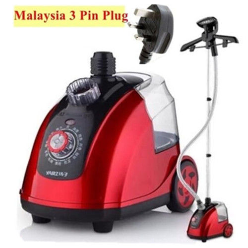 Portable Stand-type Garment Steamer / Clothes Iron (Red) | Lazada