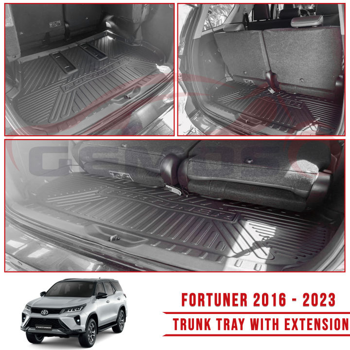 TOYOTA FORTUNER 2016 - 2023 OEM TRUNK TRAY WITH EXTENSION (2016 2017 ...