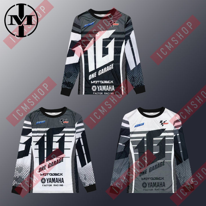 ICM #8011 One Garage Motorcycle Longsleeve Jersey Motorcycle T-shirt ...