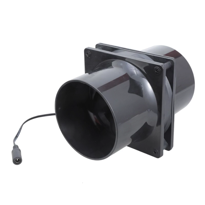 12V 12cm Inline Duct Fan With Speed Controller Powerful Ventilation ...