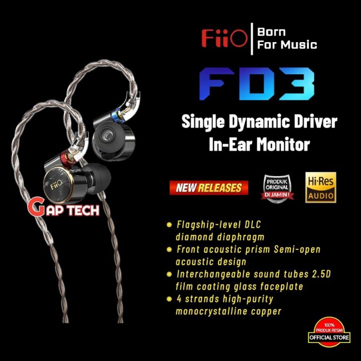 Fiio FD3 / FD 3 Dynamic In Ear Monitor Original | Lazada Indonesia
