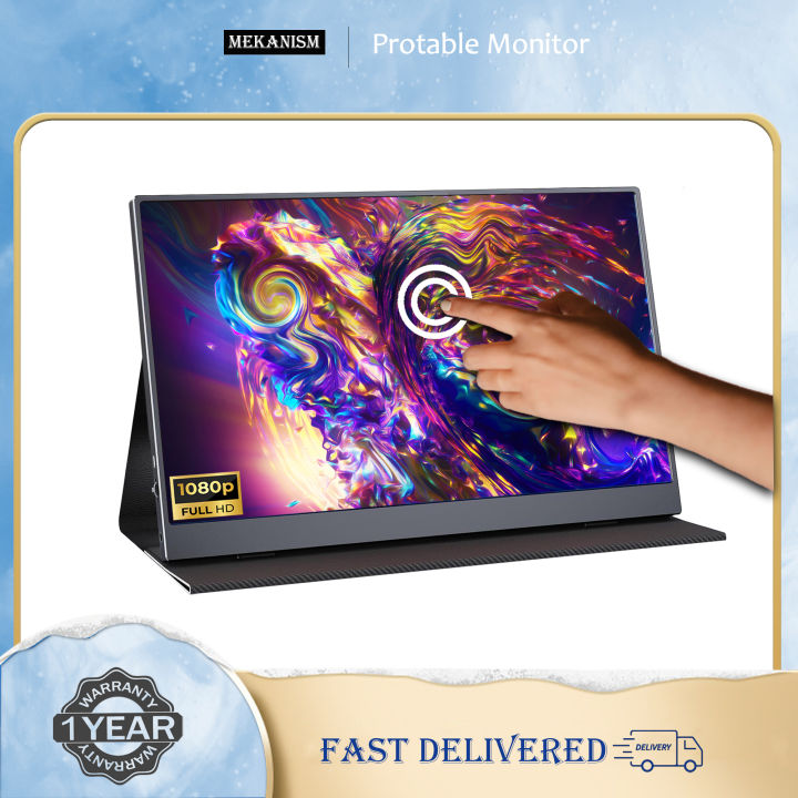 [👆Touchscreen👆] Mekanism Portable Monitor 14'' 15.6 inch 1080P ...
