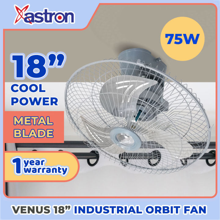 Astron Venus 18" Industrial Orbit Fan | Metal Blade | 75W | Lazada PH