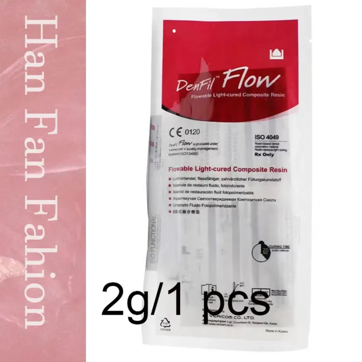 2g/Pcs Denfil Flow Light Cured Flowable Composite Resin[24 hours shiped ...
