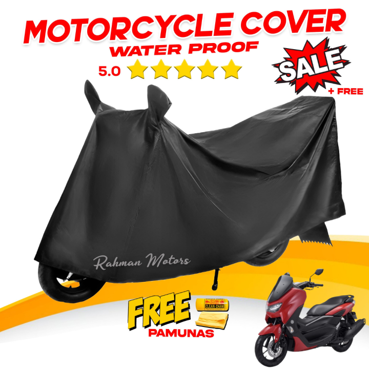 YAMAHA NMAX 155 MOTOR COVER Original WITH CHAM CLEAN waterproof ...