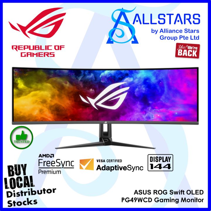 (ALLSTARS: We Are Back) Asus ROG Swift OLED PG49WCD 49" Inch gaming ...