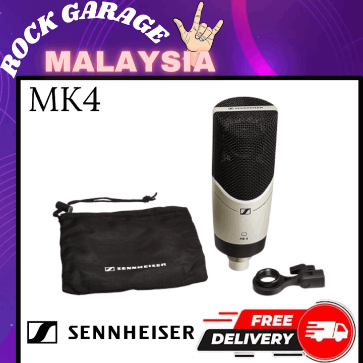 Sennheiser MK 4 Large-Diaphragm Condenser Microphone (MK4 / MK-4) | Lazada
