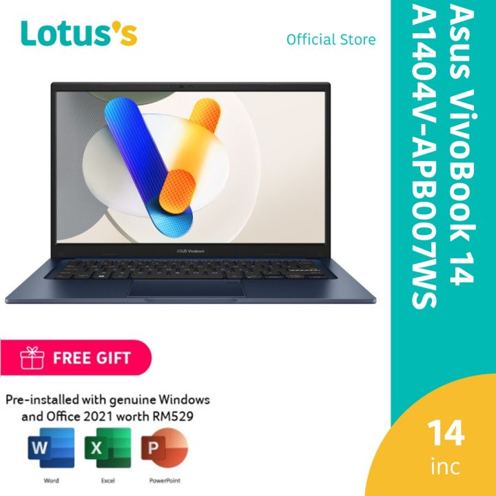 ASUS Vivobook 14 A1404V-Apb007Ws 14'' Fhd Laptop Quite Blue ( Core 5 ...
