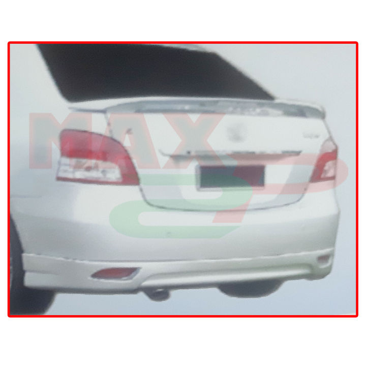 Toyota Vios (2009) OE Style Rear Back Skirt Skirting Bumper Lower Lip ...
