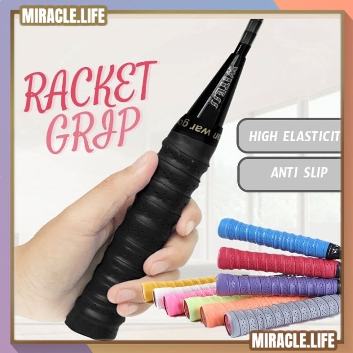 Badminton Grip Anti-Slip Tape Absorbent Sweat Racket Grip Multi-use ...