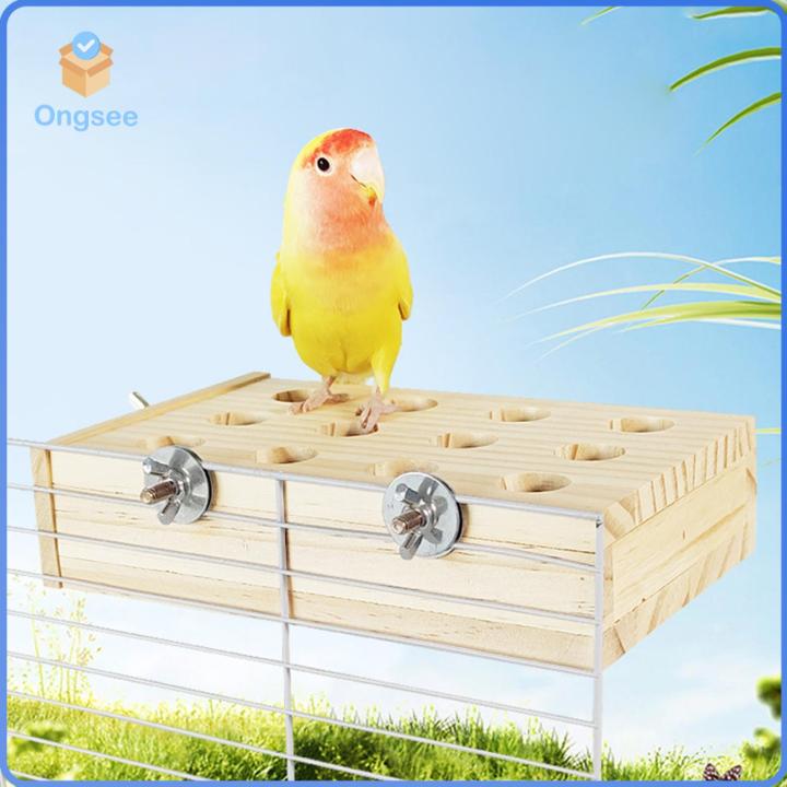 Ongsee Bird Foraging Feeder Box Enrichment Toy Treat Dispenser for Rat ...