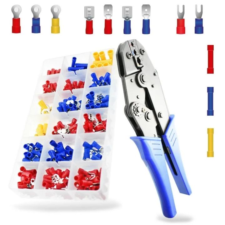 300pcs Boxed Cold Terminal B Type Combination Crimping Tool Wire