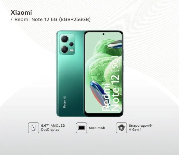 XIAOMI Redmi Note 12 5G (8GB/256GB) - Technopop PH | Lazada PH