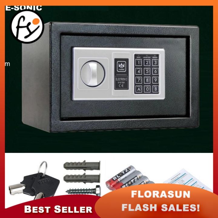 E-SONIC Digital Electronic Safe Box Keypad Lock Home Office Hotel New ...