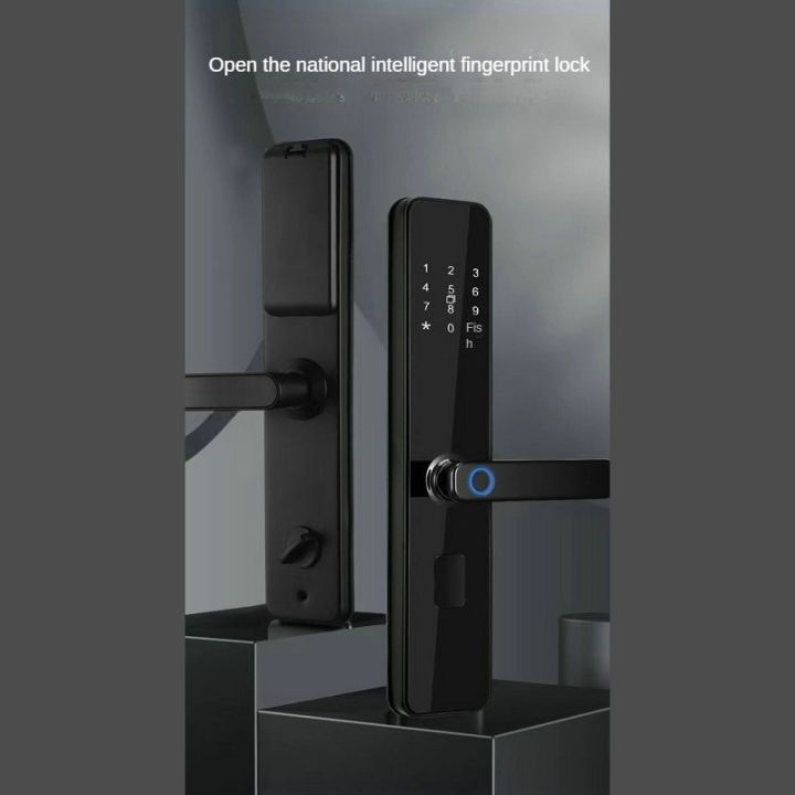 Home apartment rental room fingerprint lock anti-theft door lock Smart ...