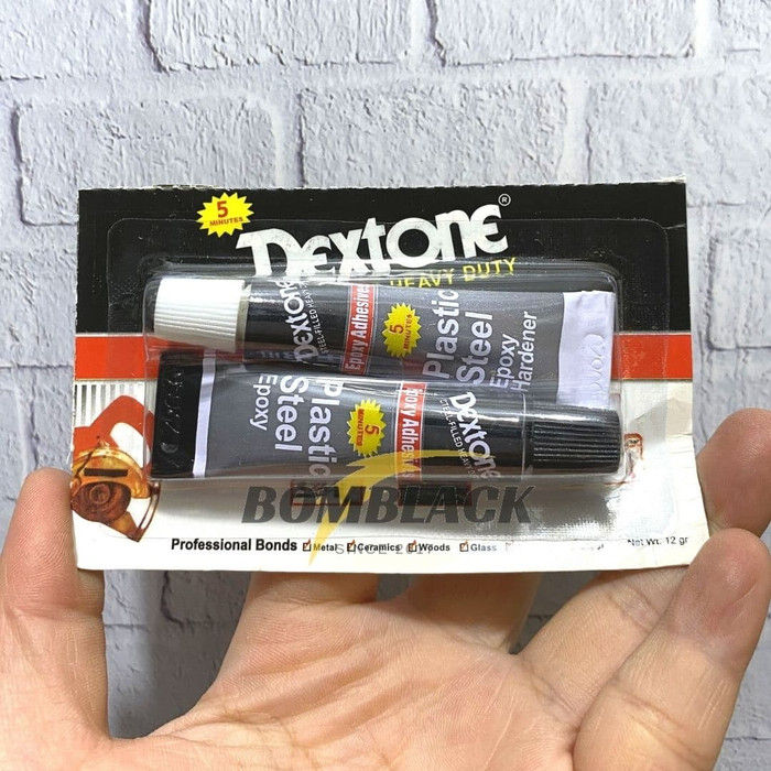 Lem Besi Dextone 12 gram Kecil Epoxy Adhesives 5 Menit Lem Keramik Kayu ...