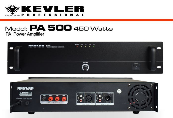 Kevler Professional PA-500 450W POWER PA AMPLIFIER | Lazada PH