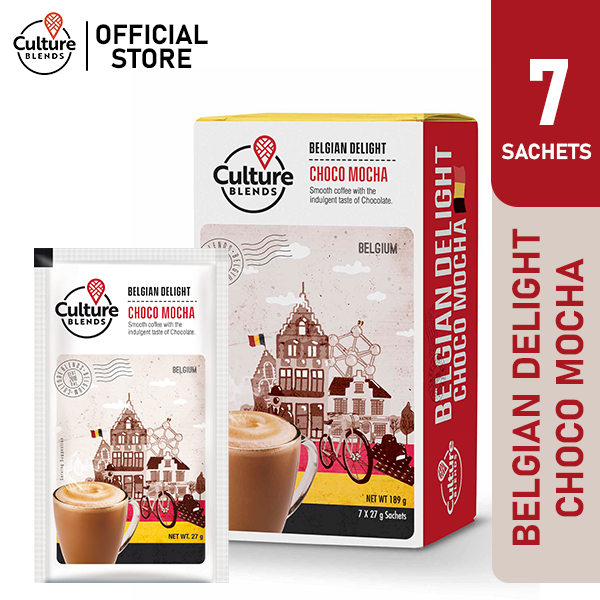CULTURE BLENDS Belgian Delight Choco Mocha Premium Coffee 27g x 7 ...