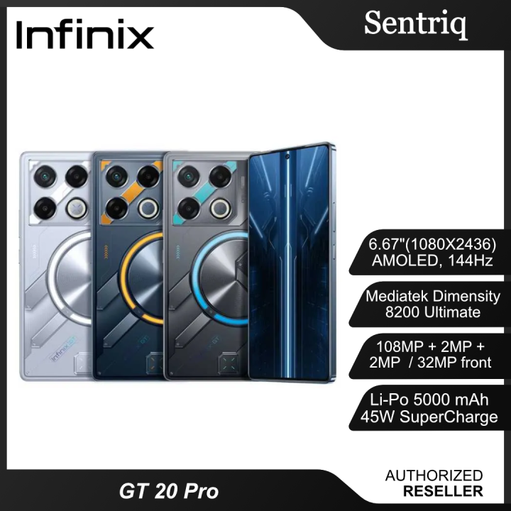 INFINIX GT 20 Pro 5G Smartphone 12GB RAM 256GB (Original) 1 Year ...