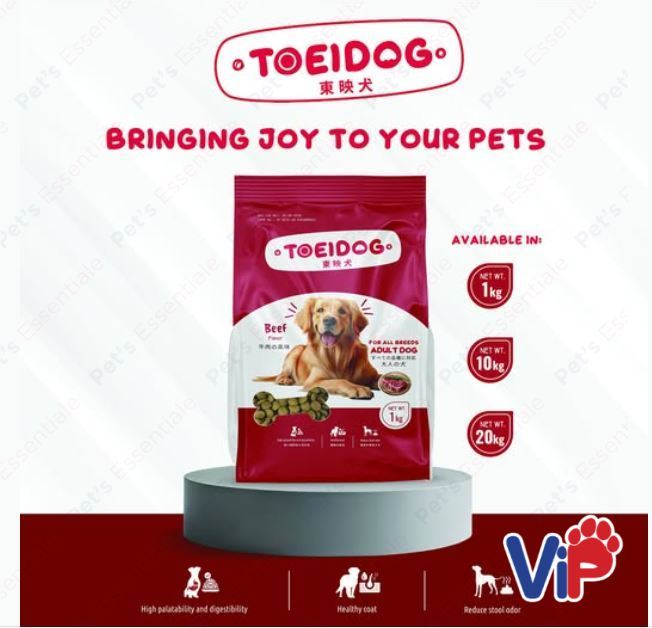 Toeidog beef flavor All Stages Toei Dog Adult Puppy Dogs Dry Food Snack ...