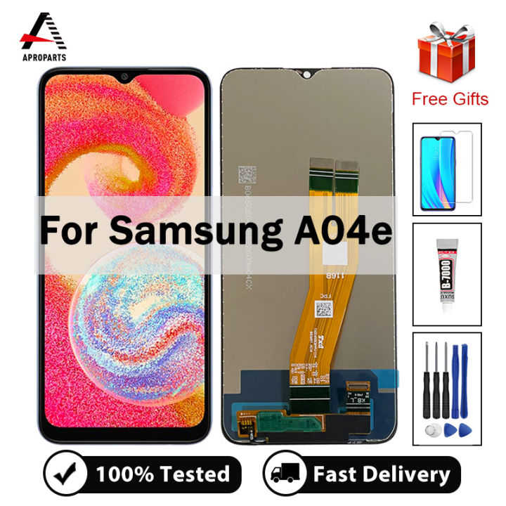 หน้าจอ สำหรับ Samsung Galaxy A04E A042 LCD หน้าจอสัมผัส SM-A042F A042M ...