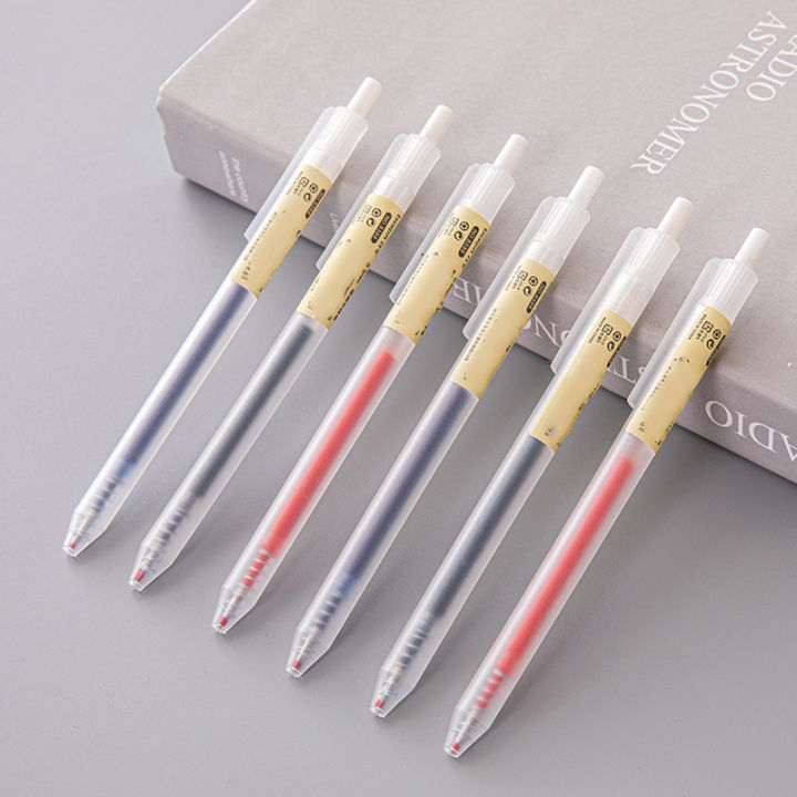CAMUDY 0.5MM Press-type Gel Pen Retractable Sign Pen Student Writing ...