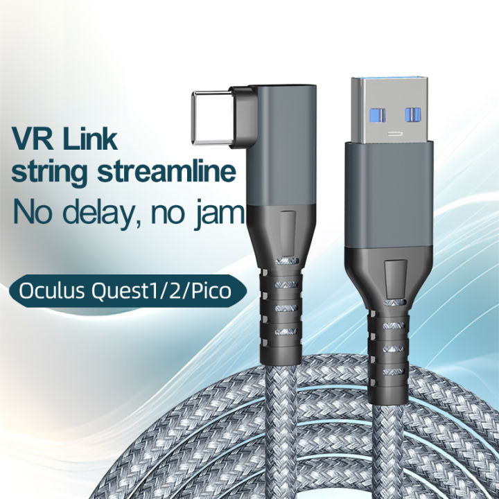 USB3.0 turn TYPE-C elbow VR Link stream line 3M | Lazada PH