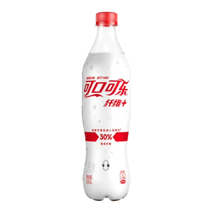 Coca-Cola fiber+500ml*24 bottles of zero calorie zero energy soda diet ...
