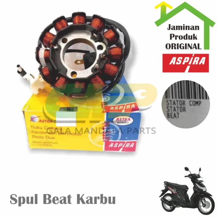 Aspira Spul Honda Beat Karbu Lama Stator Comp Magnet Pulser Spull Motor ...