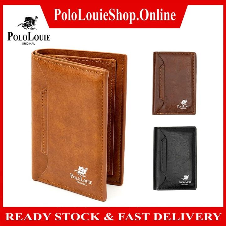 Original Polo Louie Slim Medium Long Wallet For Men Classy Bifold Card ...