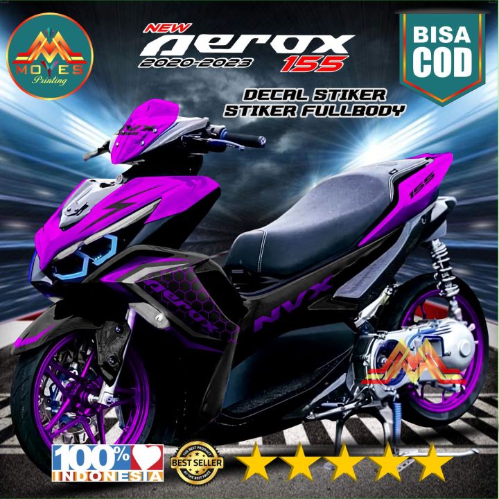 ⭐⭐⭐⭐⭐ bisa cod. decal stiker full body new aerox 2021 full body aerox ...