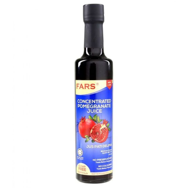 FARS Pomegranate Concentrate Juice FARS Jus Pati Delima 375ml Sugar ...