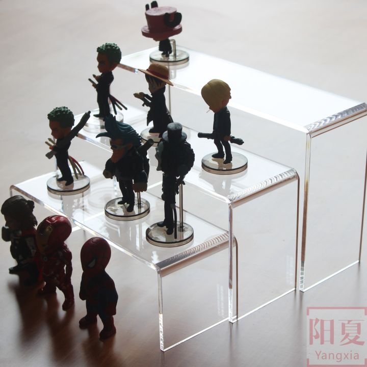 Acrylic U-shaped display stand transparent shoe stand hand model doll ...
