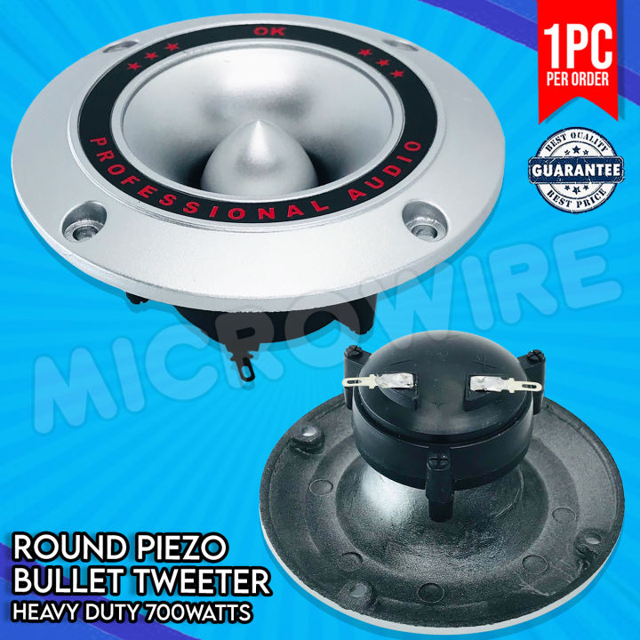 Round Piezo Bullet Tweeter 700W Heavy Duty ( Per Piece ) | Lazada PH