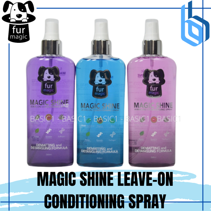 Furmagic Magic Shine Leave-On Conditioner Spray for Dogs ( w/ Dematting ...
