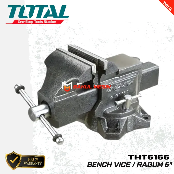TOTAL THT6166 Ragum 6" Bench Vice | Lazada Indonesia
