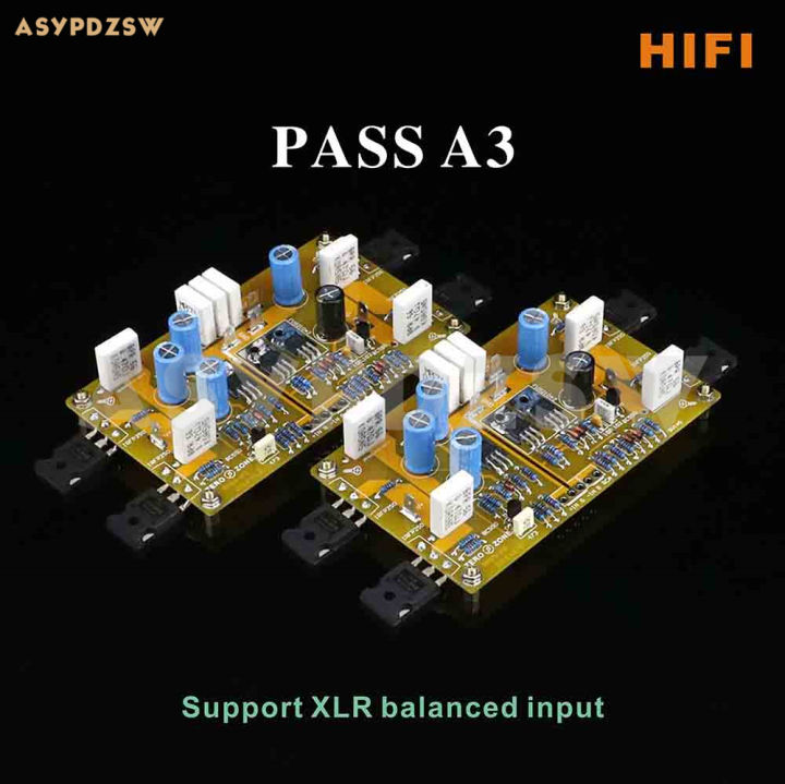HIFI PASS A3 Single-Ended Class A เครื่องขยายเสียง30W 30W สนับสนุน XLR ...