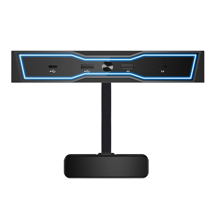 (CEHZ) USB LED Hub Black USB LED Hub Plastic USB LED Hub Compatible ...