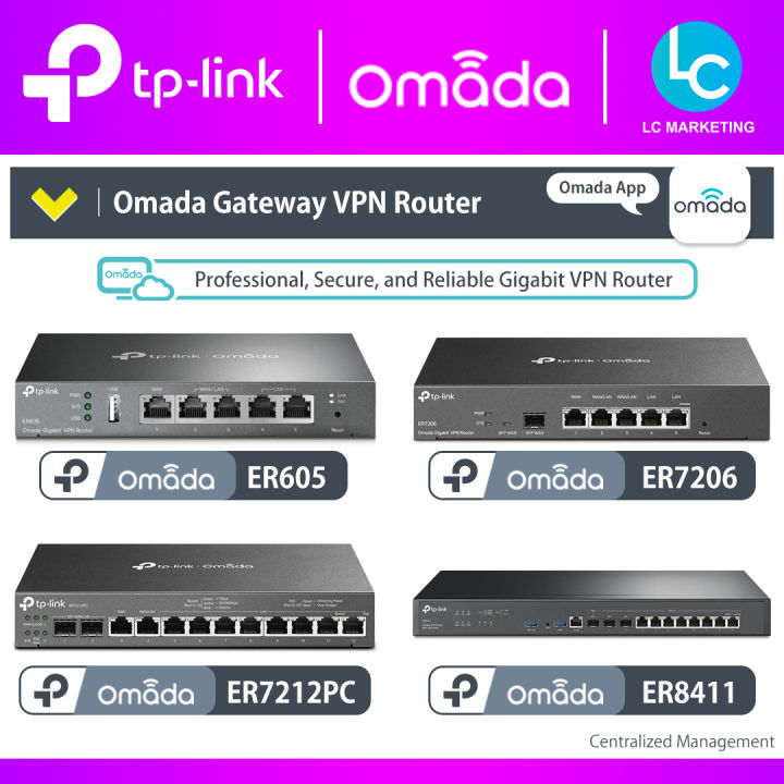 TP-Link Omada ER605 Omada Gateway Gigabit VPN Router | Lazada