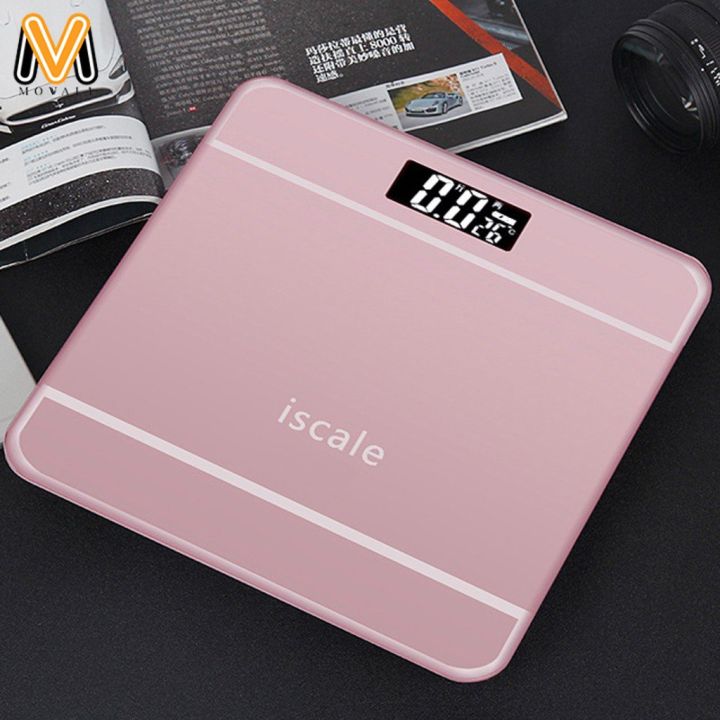 Iscale Digital LCD Electronic Tempered Glass bathroom weighing Scale | Lazada PH