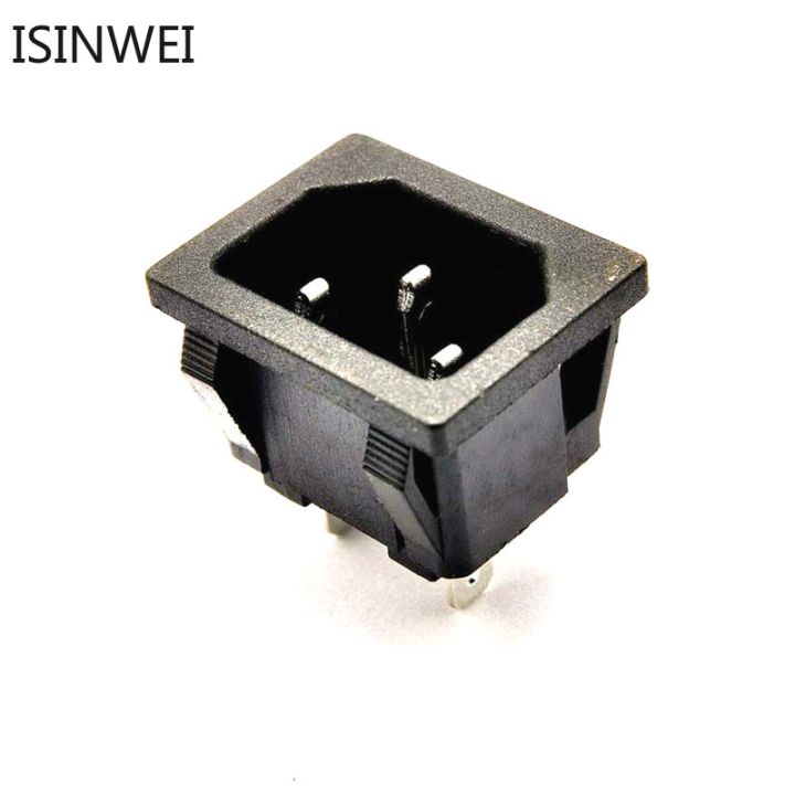Ac - 05 Ac Power Socket 3 Pin Male ปลั๊กเชื่อมต่อ 10a 250 V 5ชิ้น ...