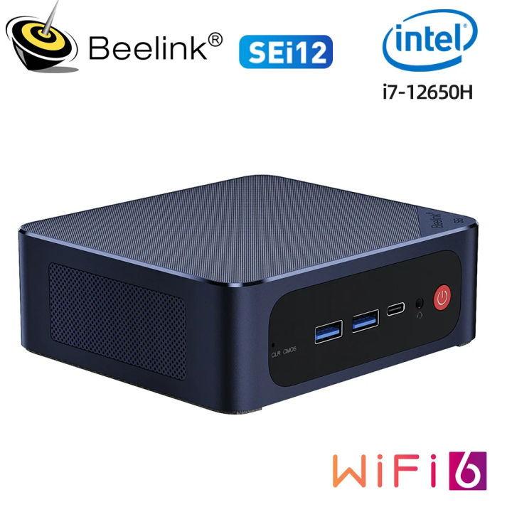 Beelink Mini PC SEi12 Intel i7 12650H Up to 4.7GHz DDR4 M2 NVME SSD ...
