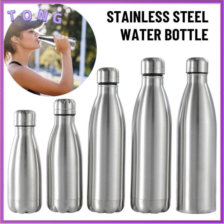 TONG 0.35/1 Liter Kids Stainless Steel Portable Monolayer Cola Drink ...