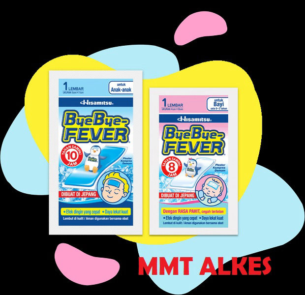 Plester KOMPRES Demam Bayi / Anak BYE BYE FEVER - HARGA PERLEMBAR ...