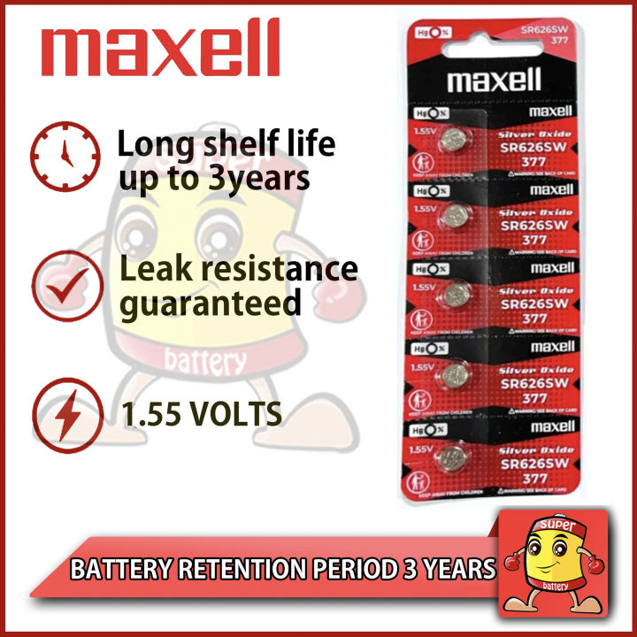 ORIGINAL Maxell SR626SW Silver Oxide Battery | Lazada PH